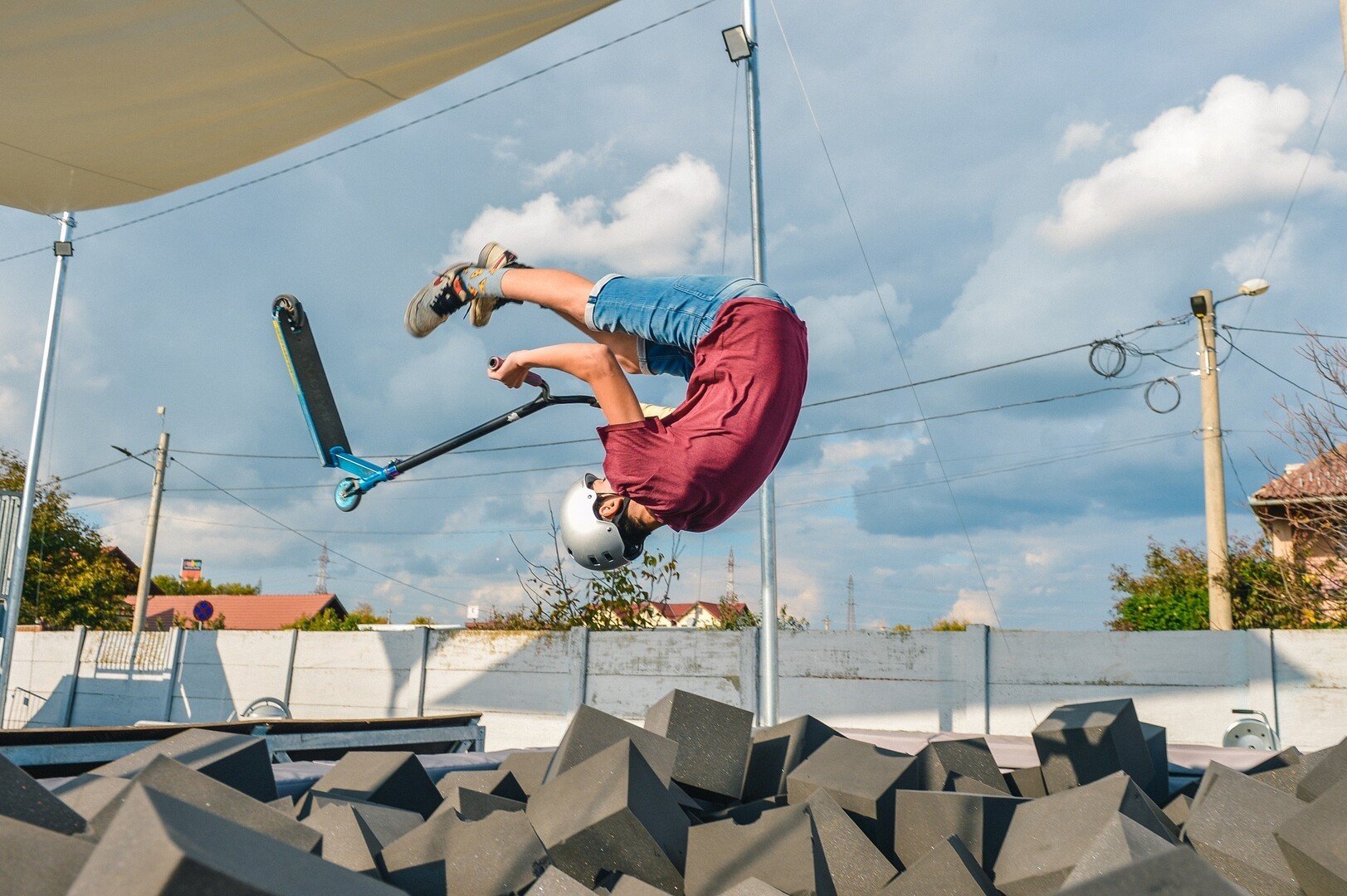 Skate Park Obor: Instalație Nouă cu Cuvă de Protecție