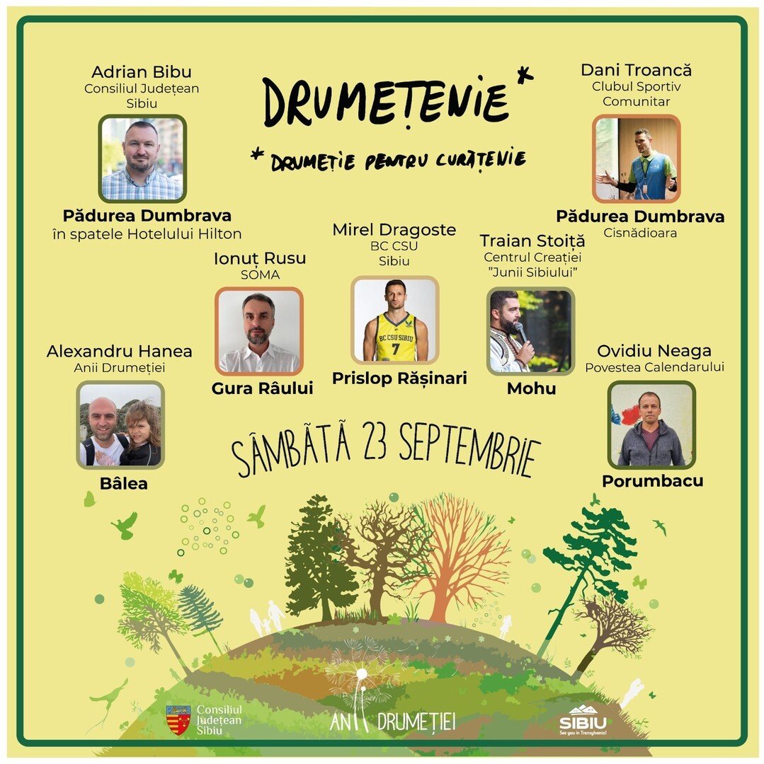 Anii Drumeției: Campanie de Ecologizare Județul Sibiu