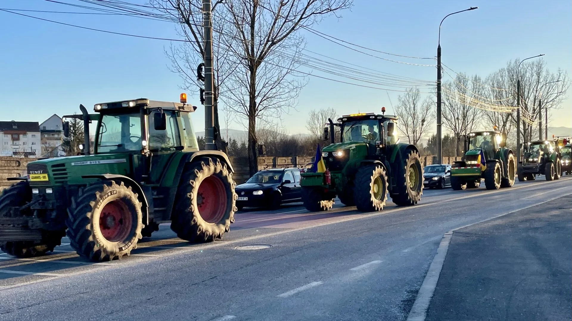 Proteste Fermieri și Transportatori Sibiu: Haos 25-28 Ian