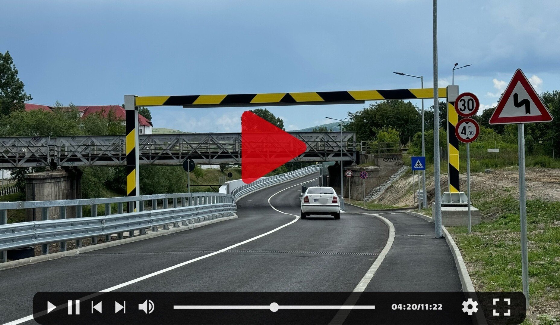 Strada Viitorului Sibiu redeschisă traficului după un an