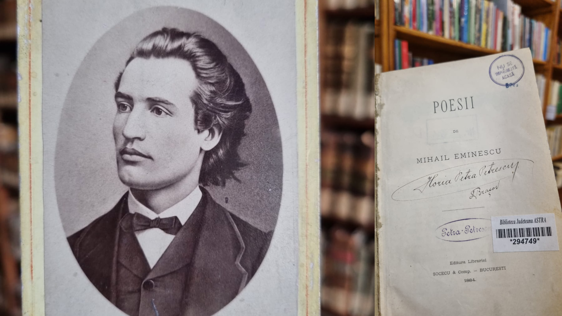 Mihai Eminescu: 175 ani de la naștere | Biblioteca ASTRA Sibiu