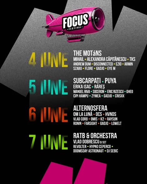 Focus Festival aduce patru zile de concerte gratuite în Parcul Sub ...